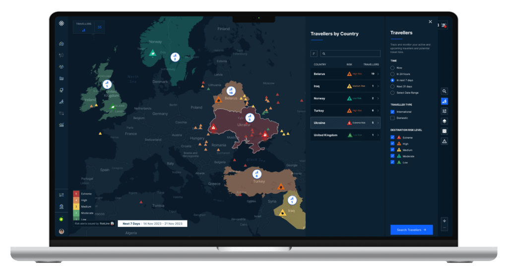 Travel Risk Management Software | resilienceOS